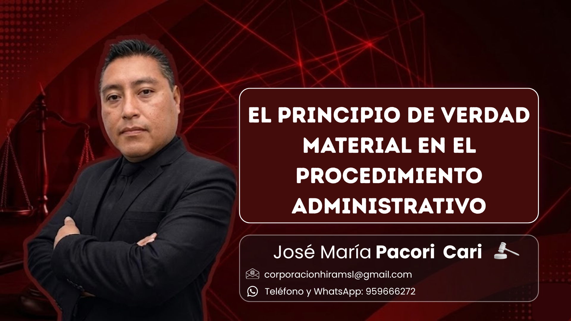 EL PRINCIPIO DE VERDAD MATERIAL EN EL PROCEDIMIENTO ADMINISTRATIVO ...